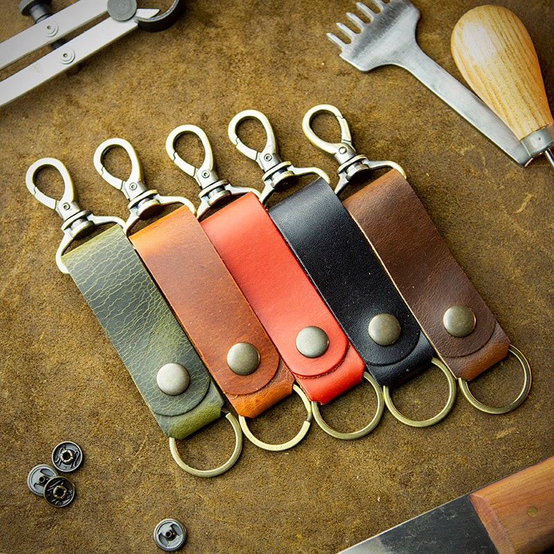 Belt Key Chain – Workshop After Six - Handcrafted Leather Goods