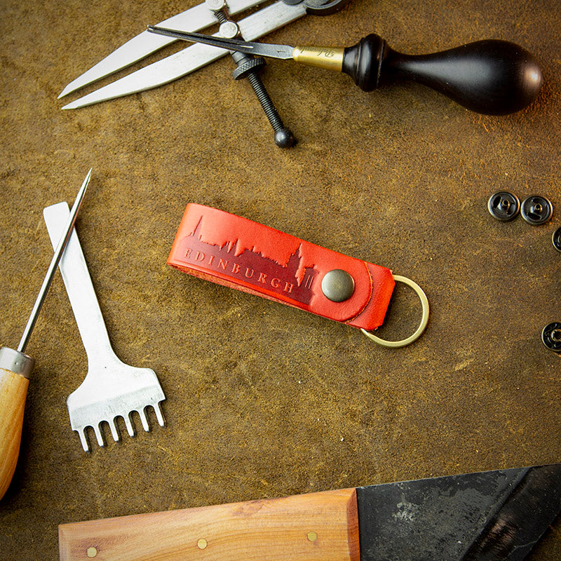 Key chain with Edinburgh Skyline – Workshop After Six - Handcrafted ...