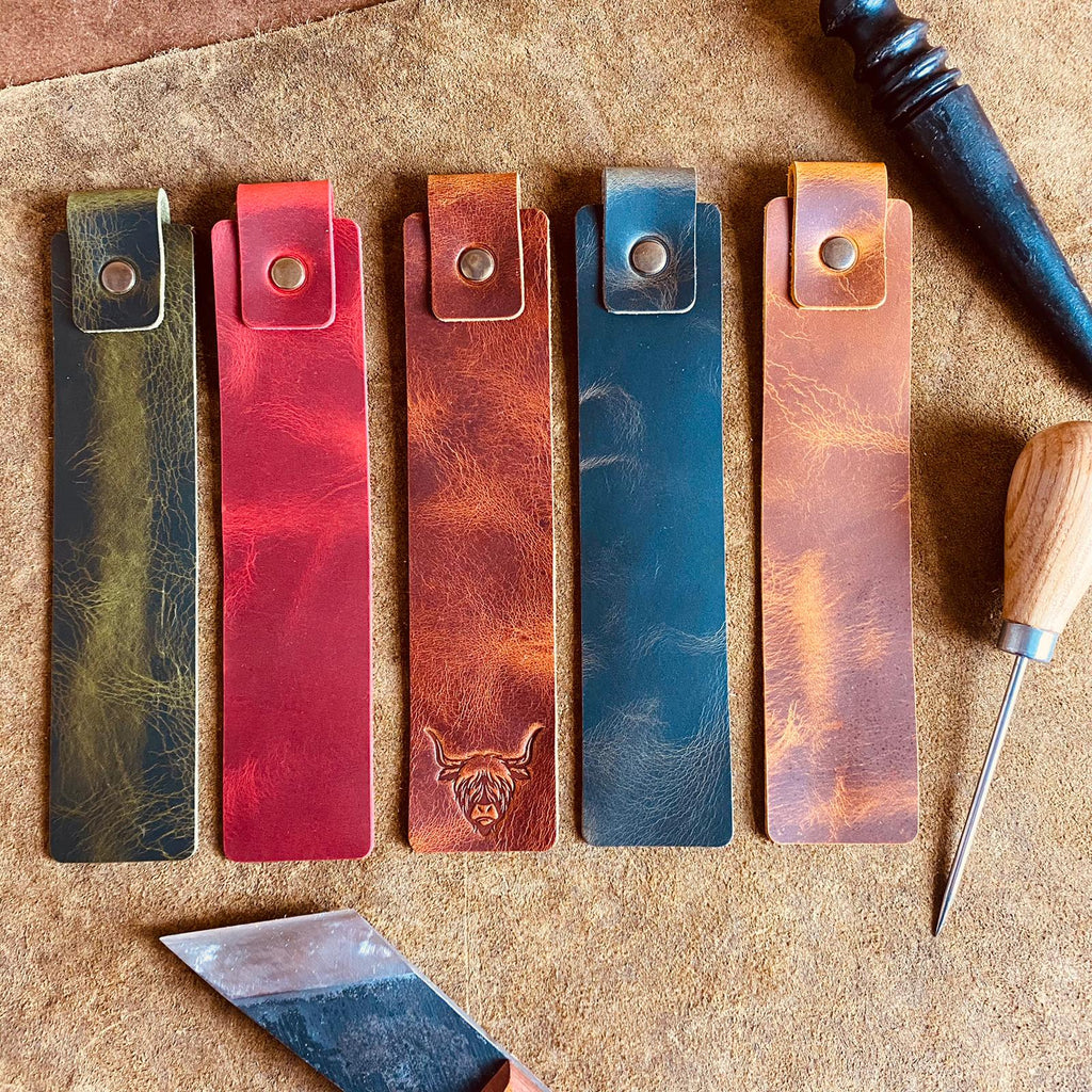 Highland Cow Bookmark – Workshop After Six - Handcrafted Leather Goods